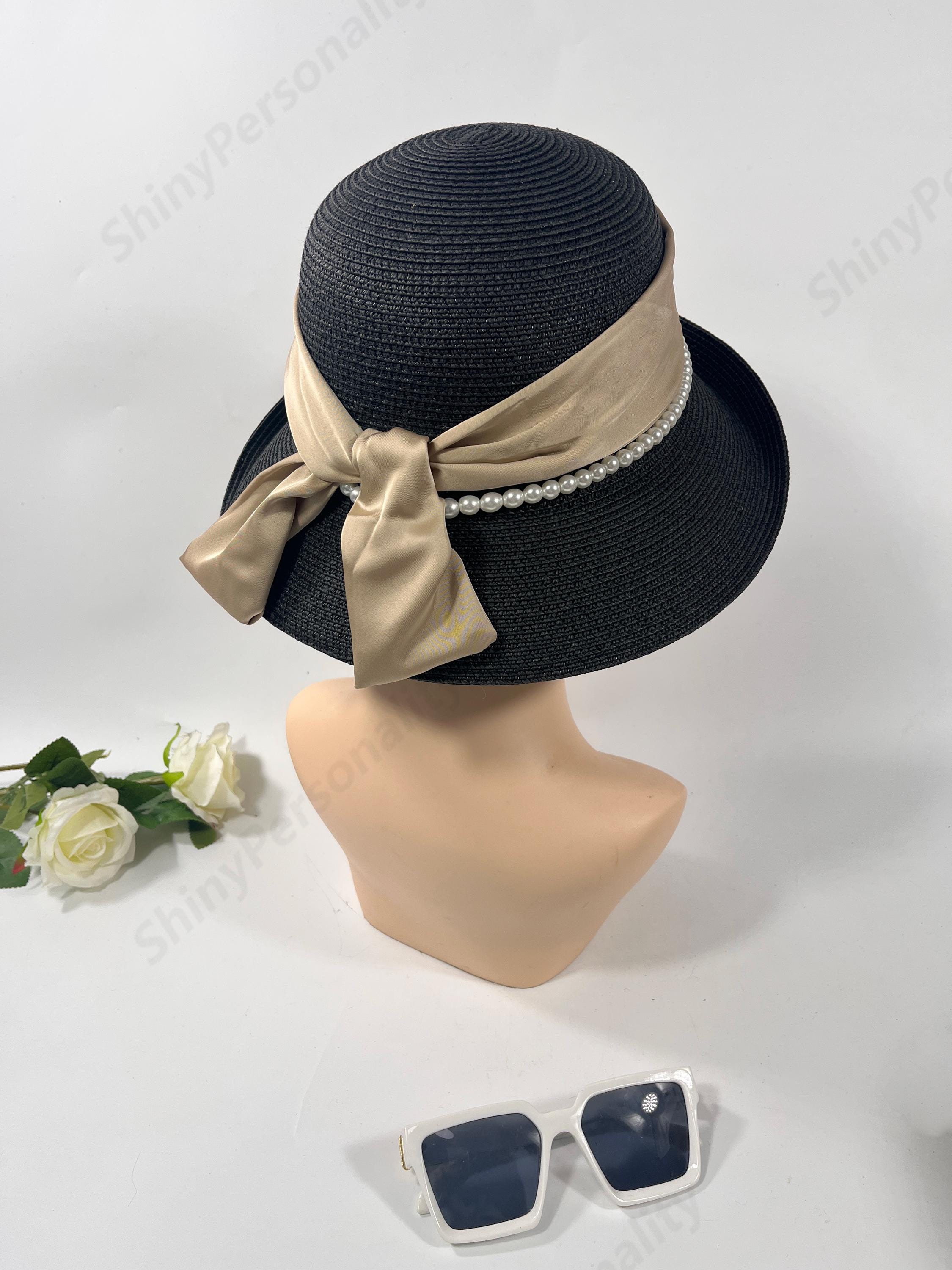 Pearl Hat / Hepburn Wind Ladies Sun Hat /visor Hats for Women ...