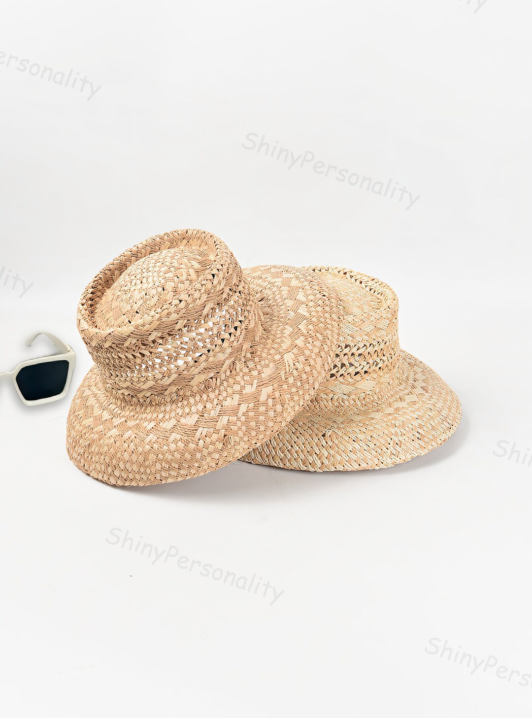 Raffia Straw Hat/party Hat/retro Hat/bell-shaped Straw Hat/girls Summer ...