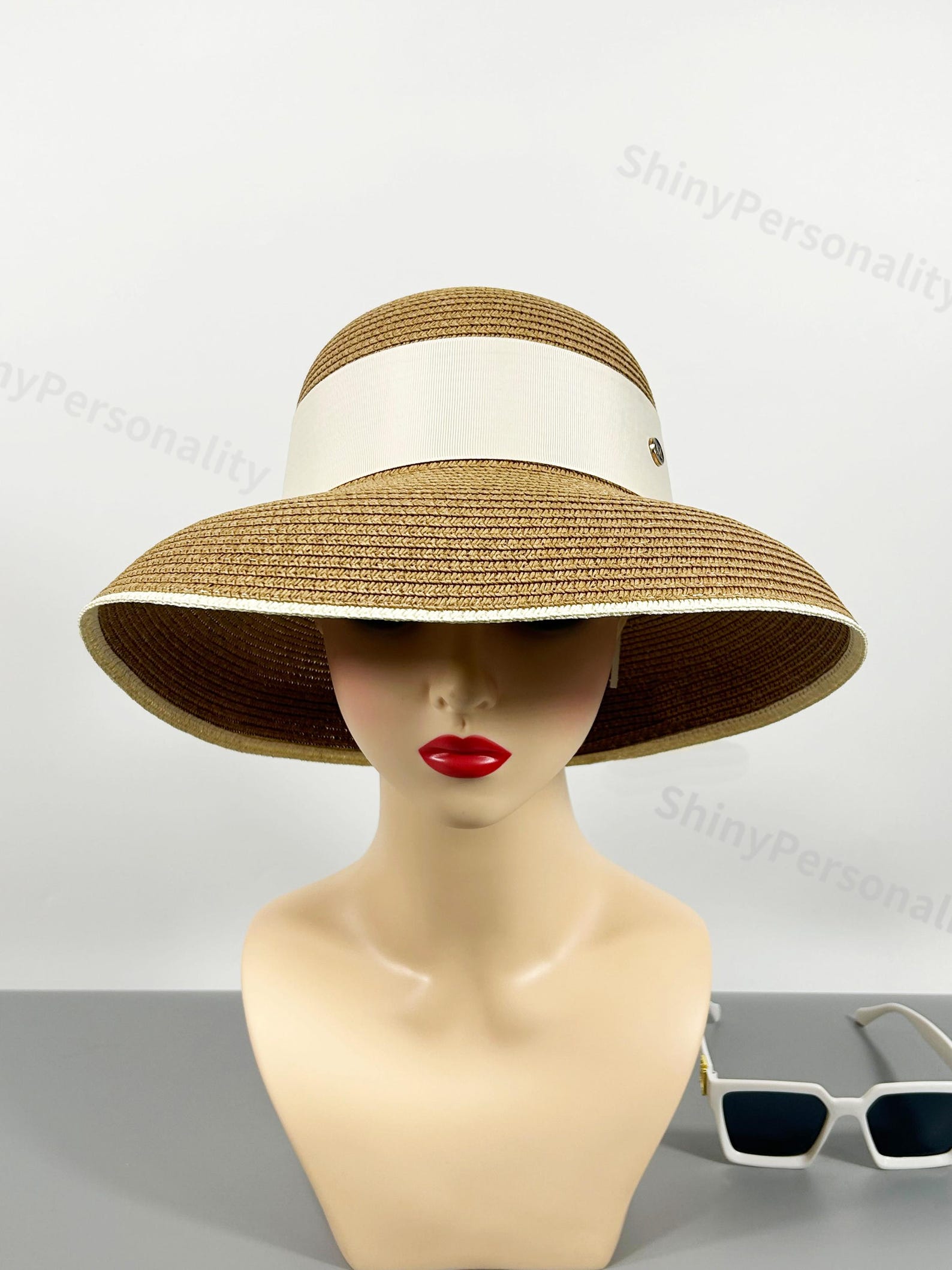 Hepburn Wind Ladies Sun Hat / Seaside Vacation Girls Sun Hat ...