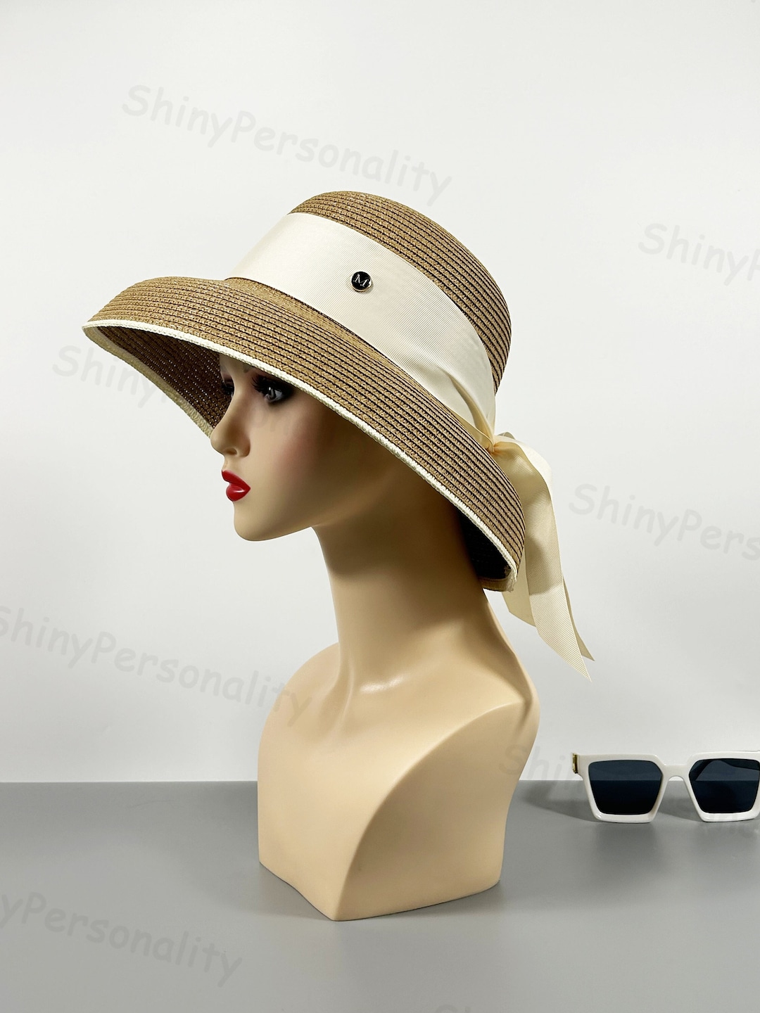 Hepburn Wind Ladies Sun Hat / Seaside Vacation Girls Sun Hat ...