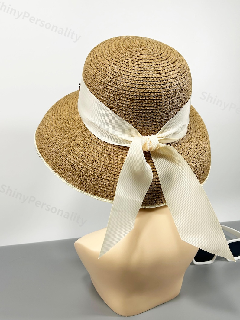 Hepburn Wind Ladies Sun Hat / Seaside Vacation Girls Sun Hat ...