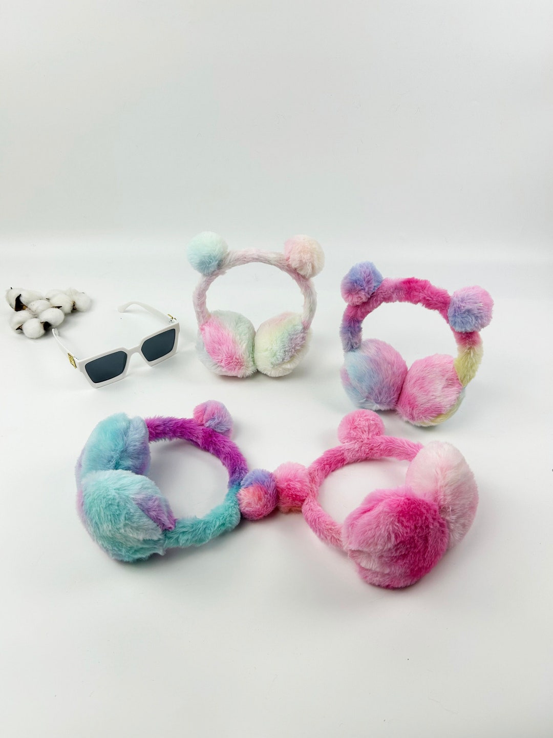 Gradient Color Warm Earmuffs / Winter Windproof Earmuffs / Cute Girl ...