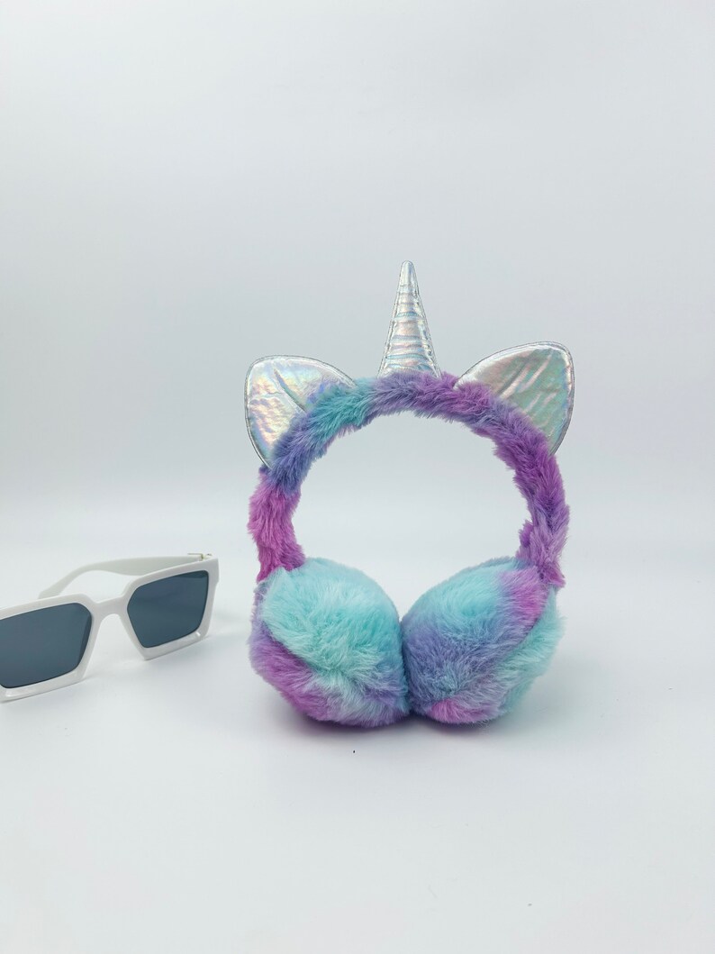 Children's Adult Unicorn Earmuffs / Mother and Child / Couple / Winter ...