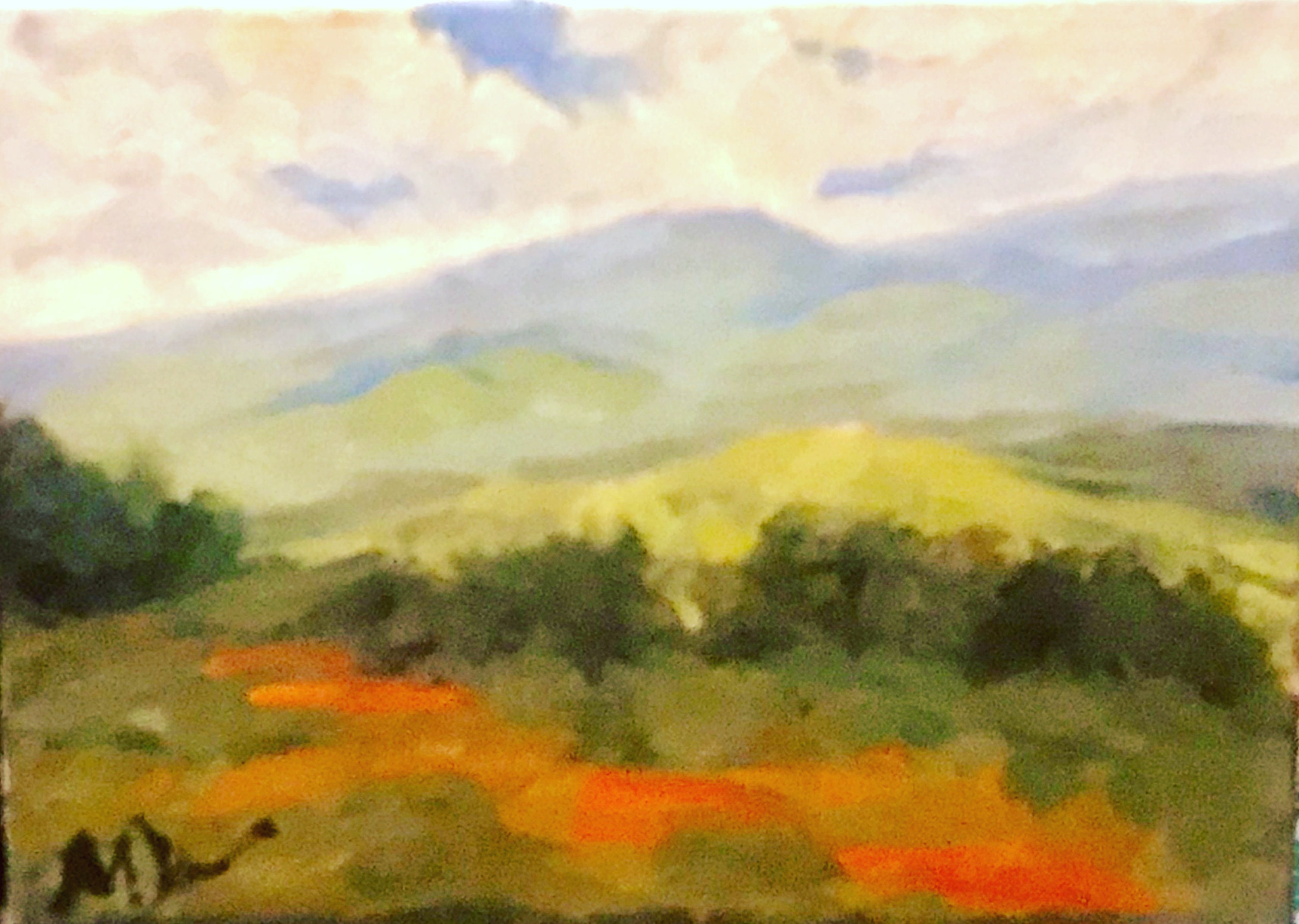 Original Landscape Oil Painting Signed - Etsy