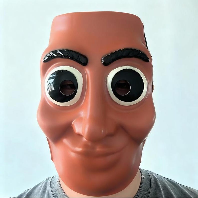 Brainrot Tung Tung Tung Sahur Mask Brainrot Costume Mask Italian ...