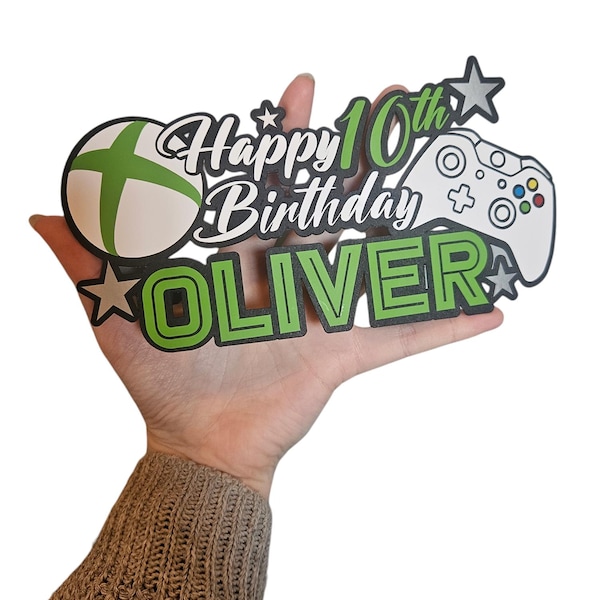 Xbox Cake Topper - Etsy UK