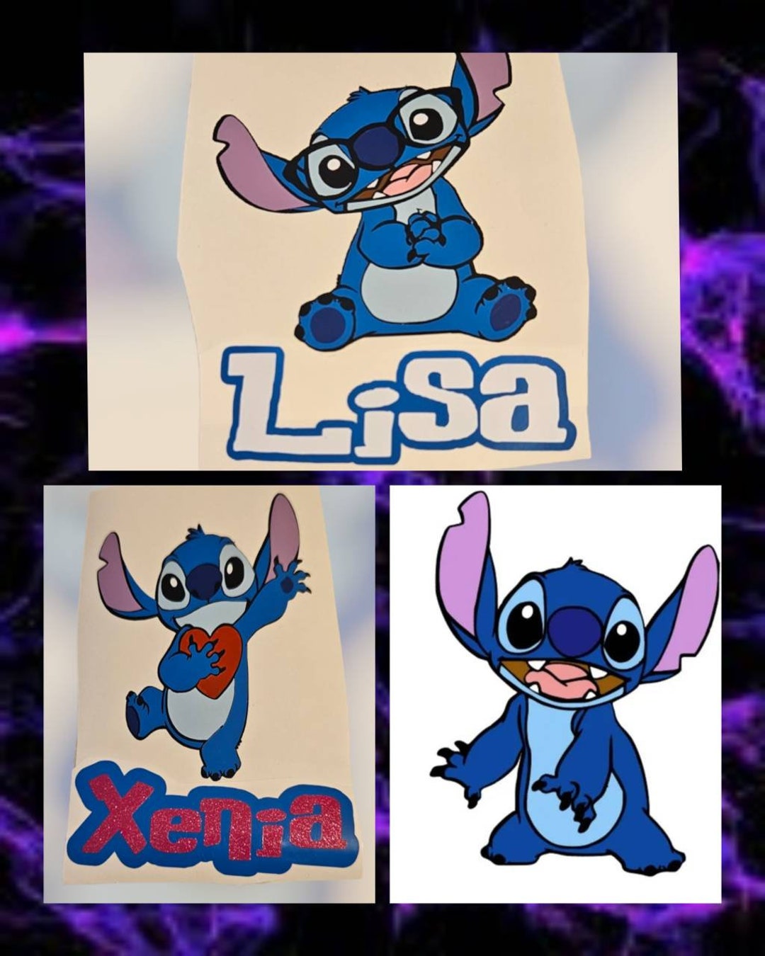 Lilo and Stitch Personalised Decal Name Sticker Self Adhesive Label ...