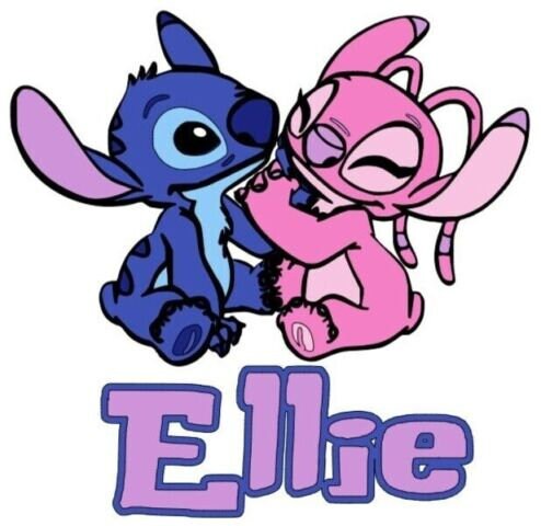 Lilo and Stitch Personalised Decal Name Sticker Self Adhesive Label ...