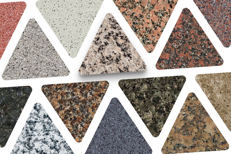 Seamless Granite Digital Textures, Background Pattern Collection ...