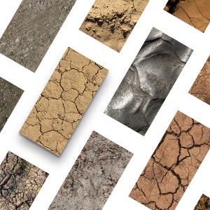 Seamless Dirt Digital Textures, Background Pattern Collection, Instant ...
