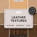 Seamless Leather Digital Textures, Background Pattern Collection ...