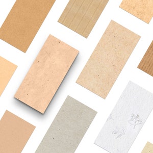 Seamless Kraft Digital Paper Textures, Background Pattern Collection ...