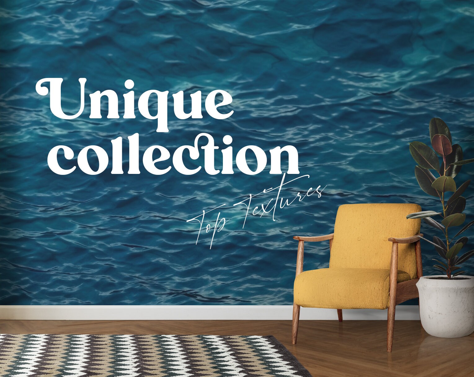 Seamless Blue Ocean Water Digital Textures, Background Pattern ...