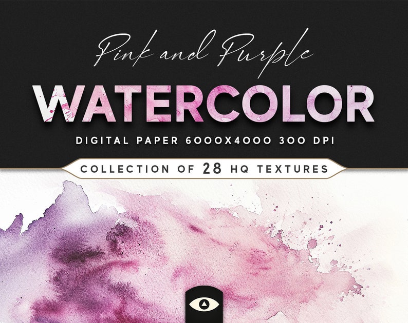 Pink and Purple Watercolor Texture Pack: Elegant, Vibrant, and Artistic ...