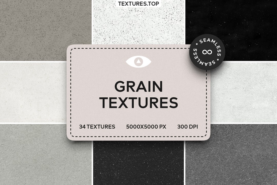 Seamless Grain Digital Textures, Background Pattern Collection, Instant ...