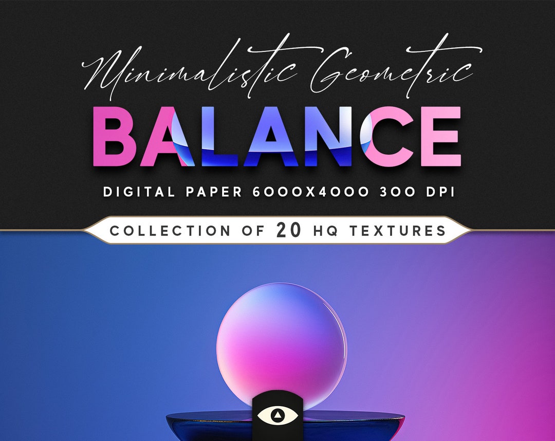 Minimalistic Geometric Balance Texture Pack: Sophisticated Style for ...