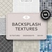 Seamless Backsplash Digital Textures, Background Pattern Collection ...