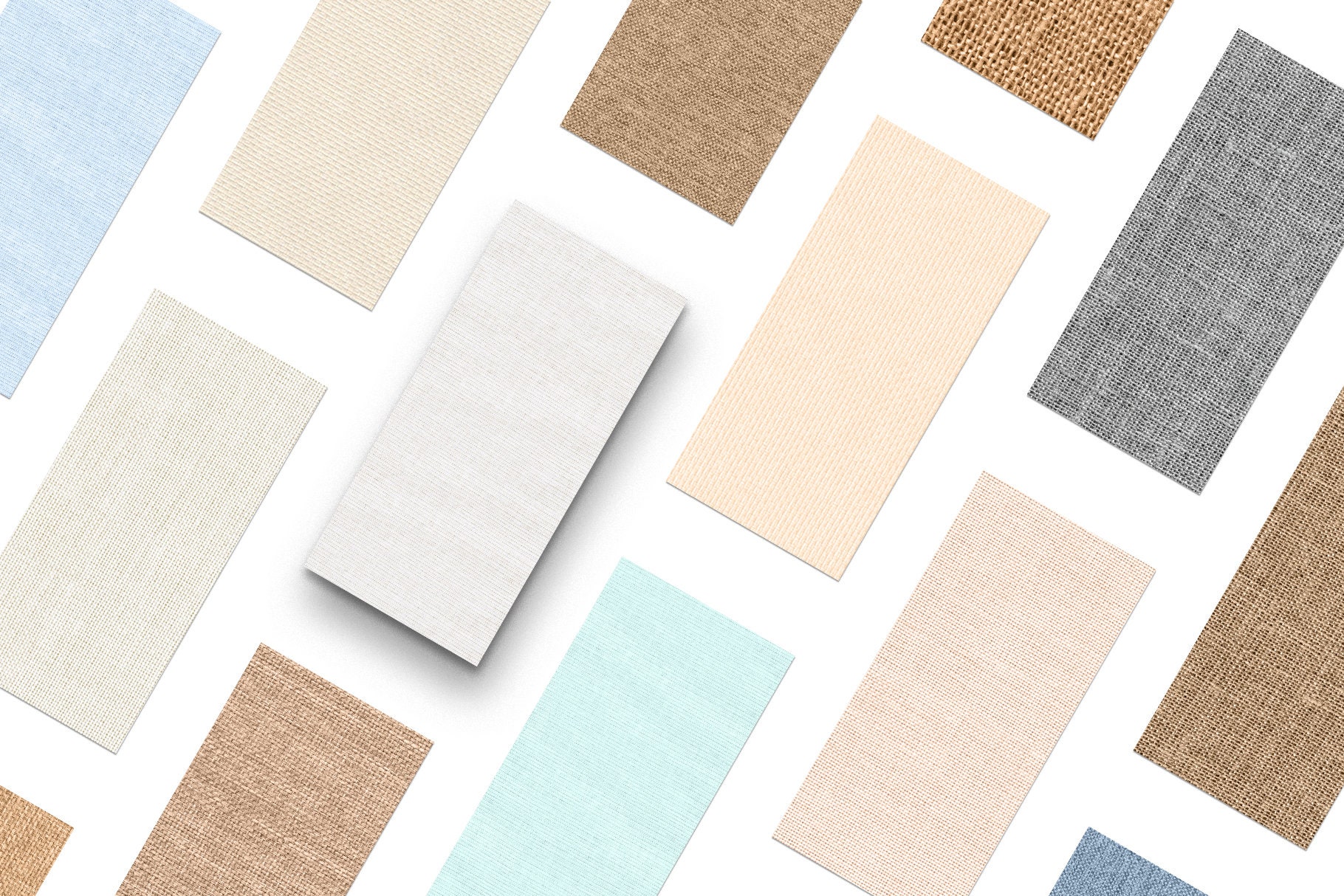 Seamless Linen Digital Textures, Background Pattern Collection, Instant ...