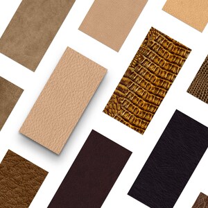 Seamless Leather Digital Textures, Background Pattern Collection ...