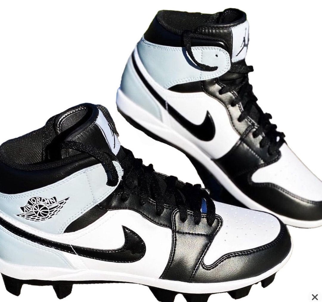 Custom Hand Painted Jordan 1 Baseball Cleats - Etsy