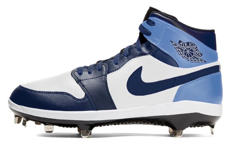Custom Hand Painted Jordan 1 Baseball Cleats - Etsy