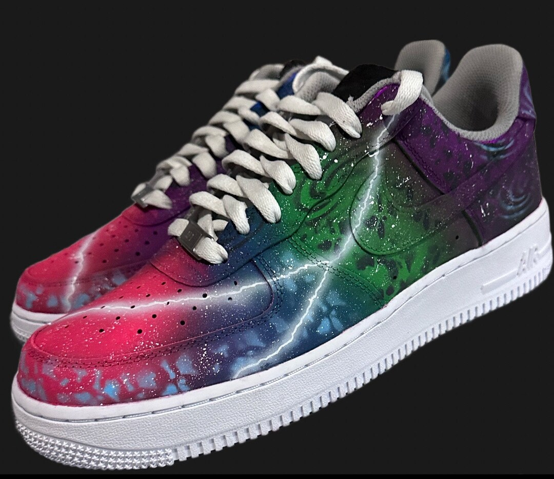 Custom Painted Nike AF1 Low Tops - Etsy