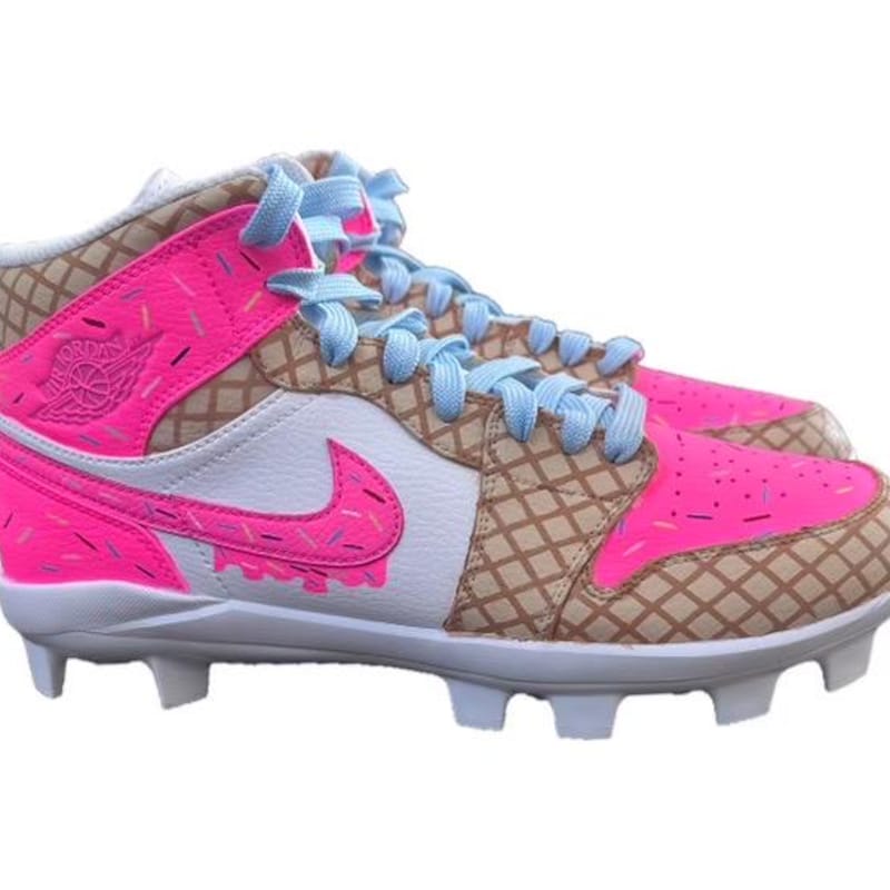 Ice Cream Baseball Cleats - Etsy
