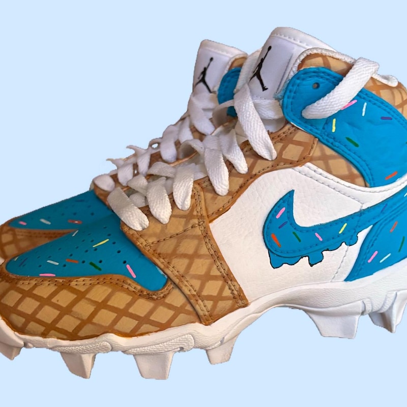 Ice Cream Baseball Cleats - Etsy