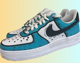 Custom Hand Painted Air Force 1 Low Fade - Etsy