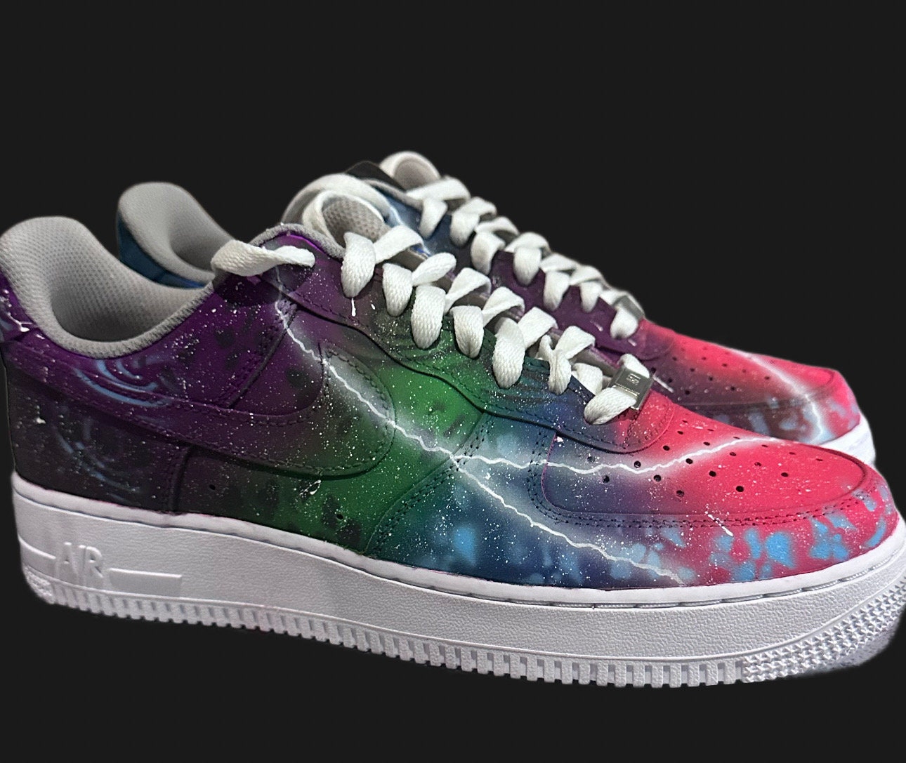 Custom Painted Nike AF1 Low Tops - Etsy