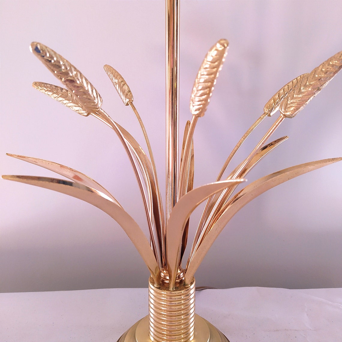 Hollywood Regency Wheat Sheaf Table Lamp. - Etsy