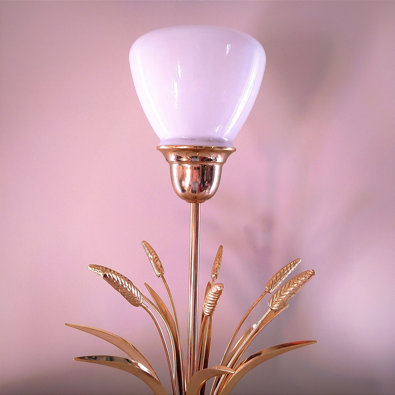 Hollywood Regency Wheat Sheaf Table Lamp. - Etsy