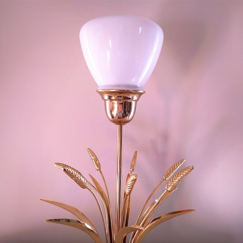 Hollywood Regency Wheat Sheaf Table Lamp. - Etsy