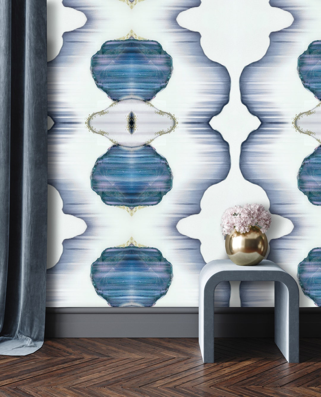 Reverb Oversized Wallpaper Wall Mural, Removable Wallpaper, Peel ...