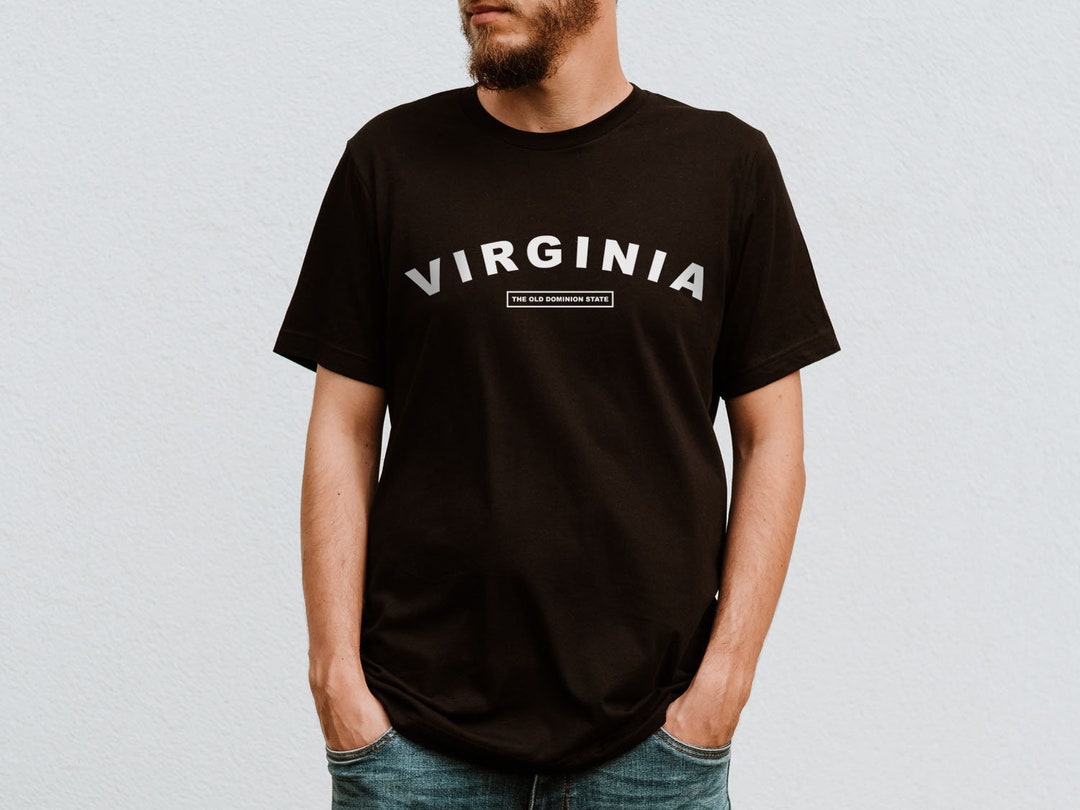 Virginia the Old Dominion State T-shirt - United States Name & Slogan ...