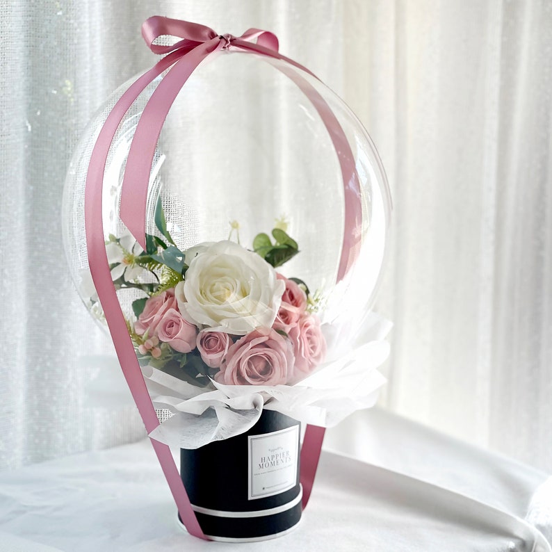 Rose Flower Bobo Balloon Bouquet Birthday, Mother's Day, Valentine's ...