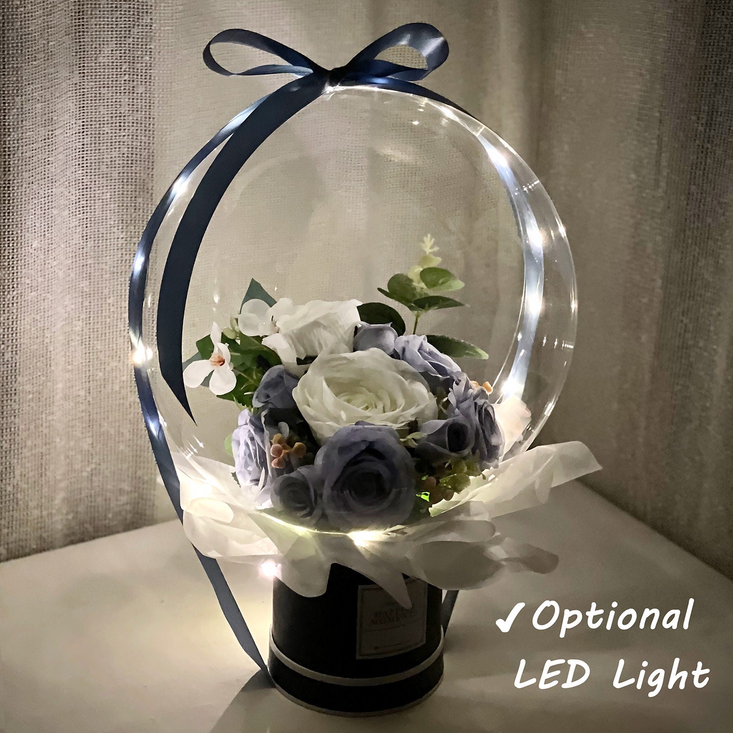 Rose Flower Bobo Balloon Bouquet Birthday, Mother's Day, Valentine's ...