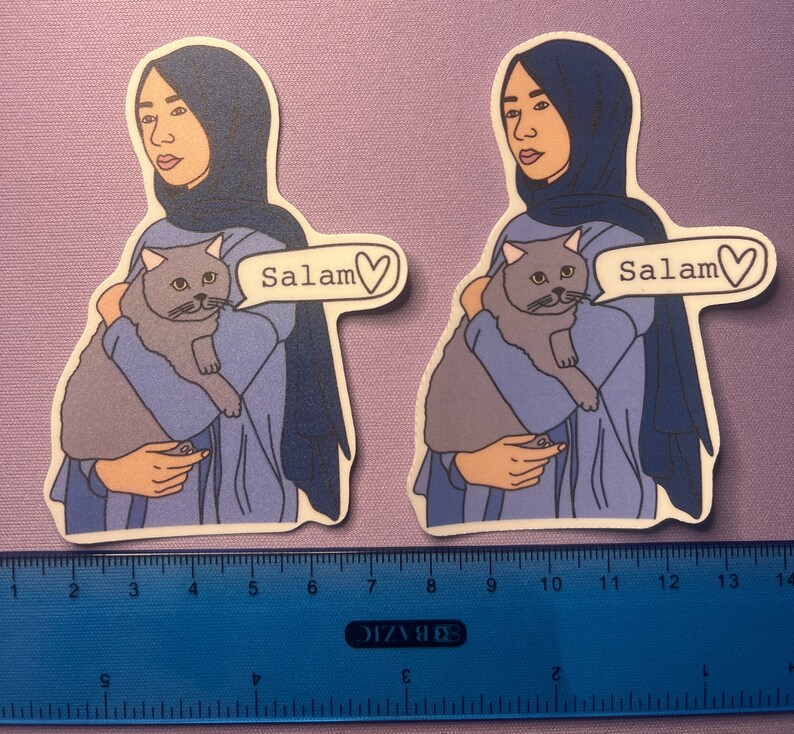 Hijabi Love Die-cut Sticker Pack | Stickers for Hijabis - Etsy