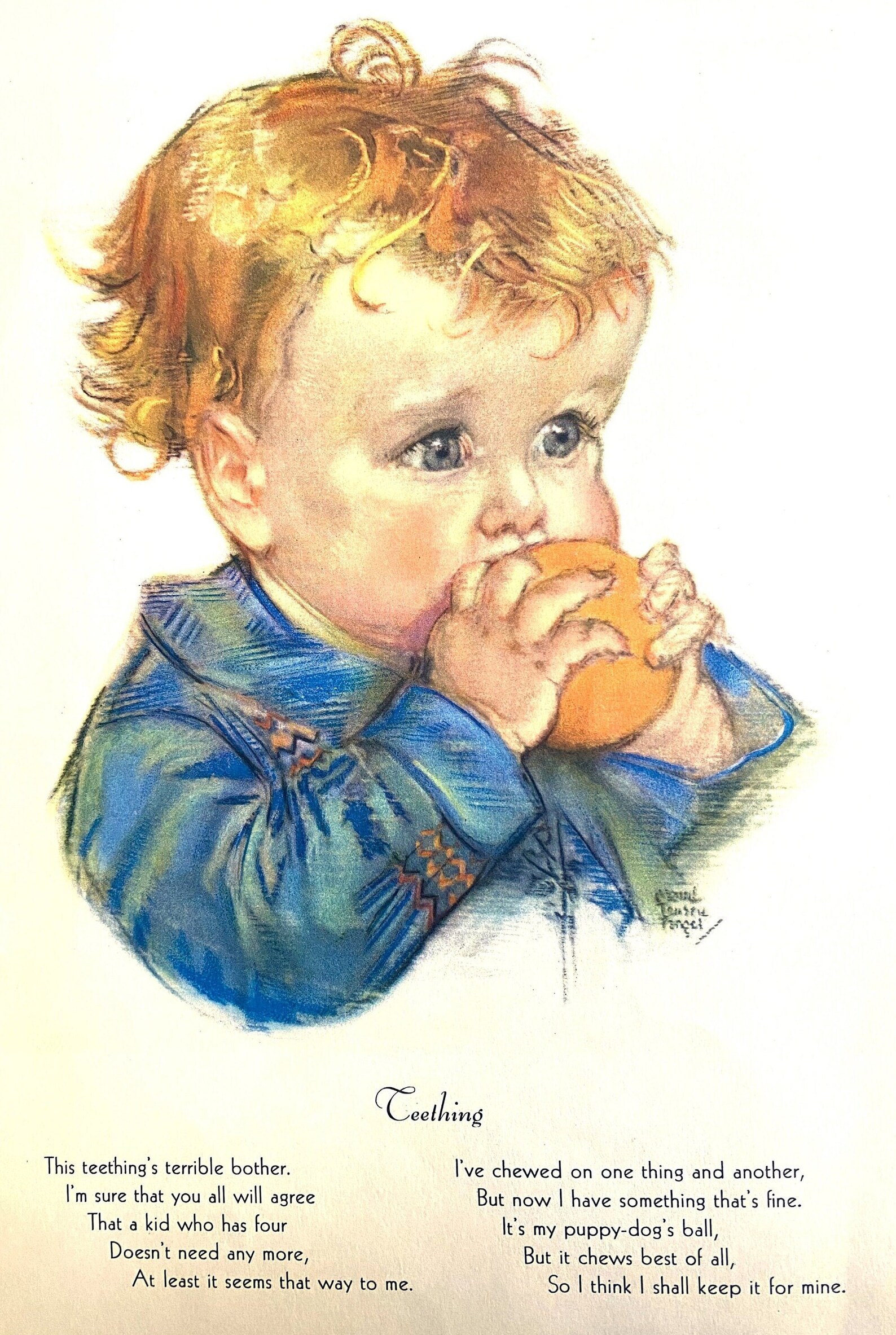 NEW-BABY PRESENT. Maud Tousey Fangel Baby Portraits. - Etsy