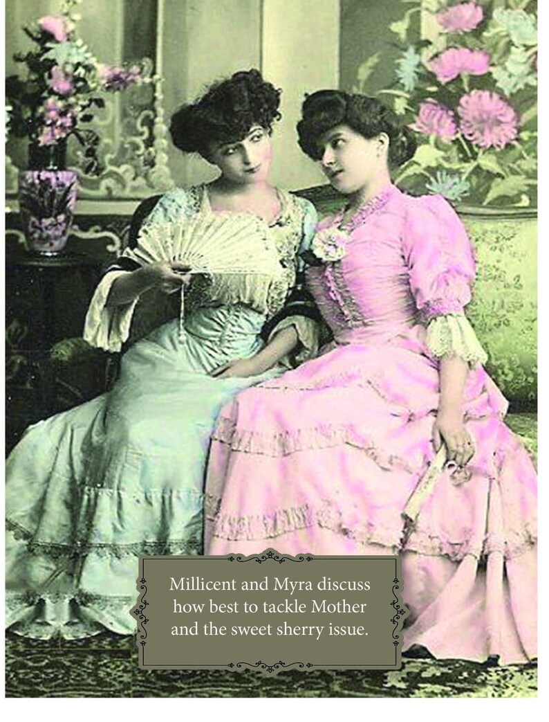 Vintage Fashion Print: Quirky Altered Art for Printable - Etsy