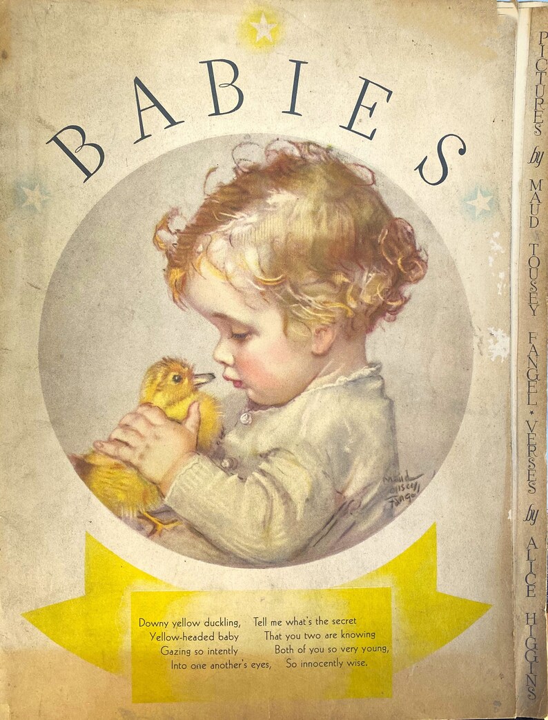 Nursery Art Prints. Adorable Babies Digital Bundle: MAUD TOUSEY FANGEL ...