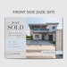 Editable Just Sold/listed Modern Real Estate Postcard for Realtors - Etsy