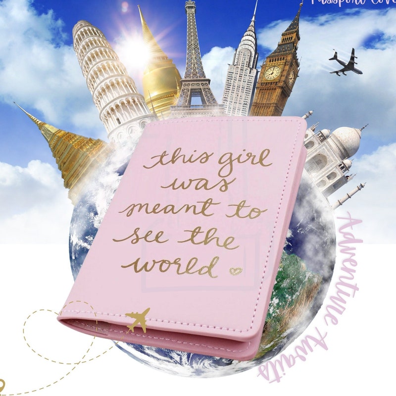 Pink Passport Cover - Etsy
