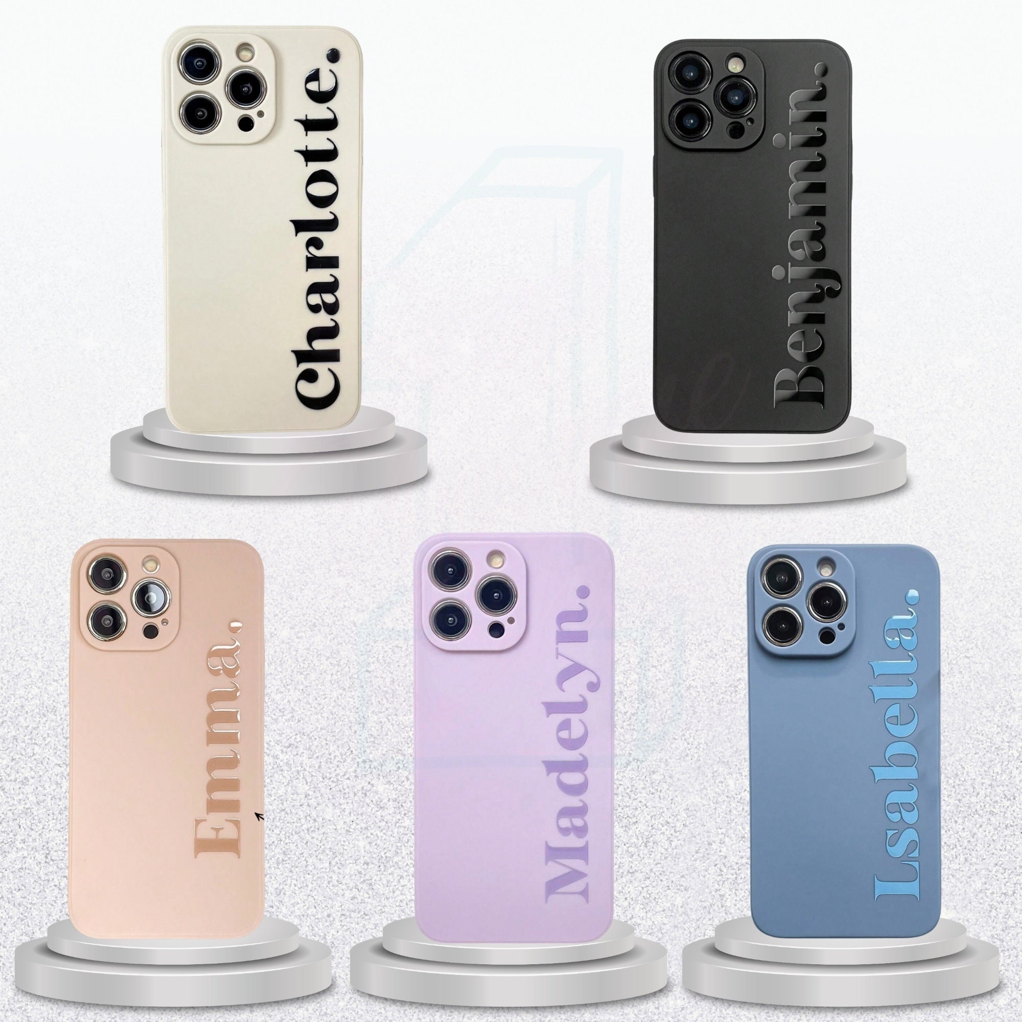 Signature Style Custom Name Text Personalized Phone Covers Cases Mobile ...