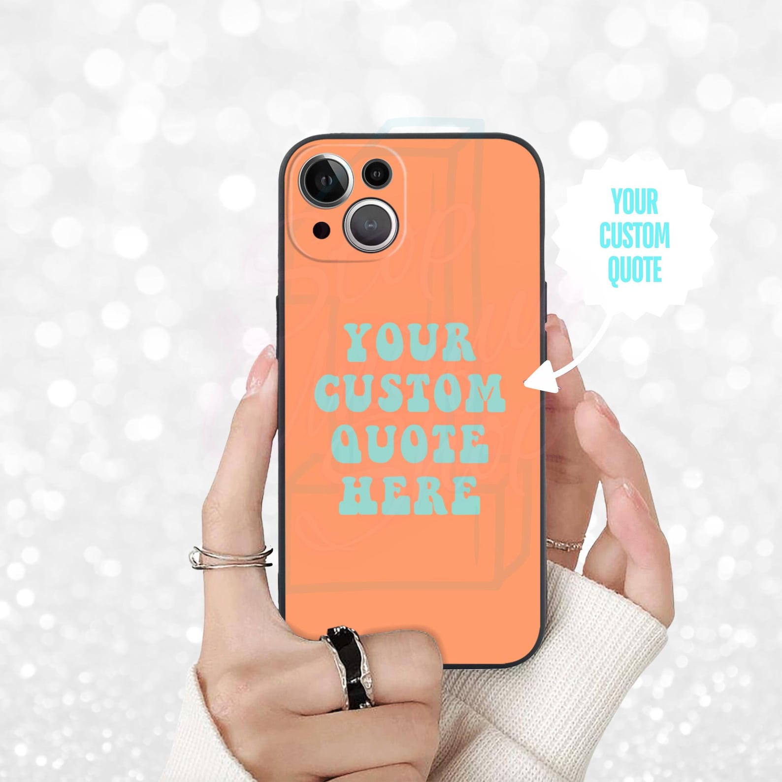 IPhone 16 Quote It Your Way Custom Quote Phone Case Personalized Cases ...