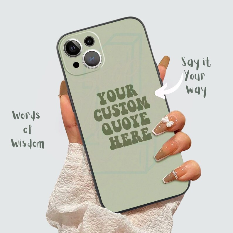 Quote It Your Way Custom Quote Phone Case Personalized Cases Personal ...
