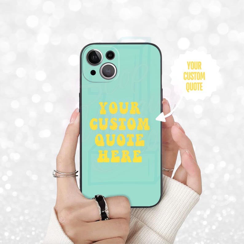 IPhone 16 Plus Pro Max Custom Quote Phone Case Personalized Cases ...