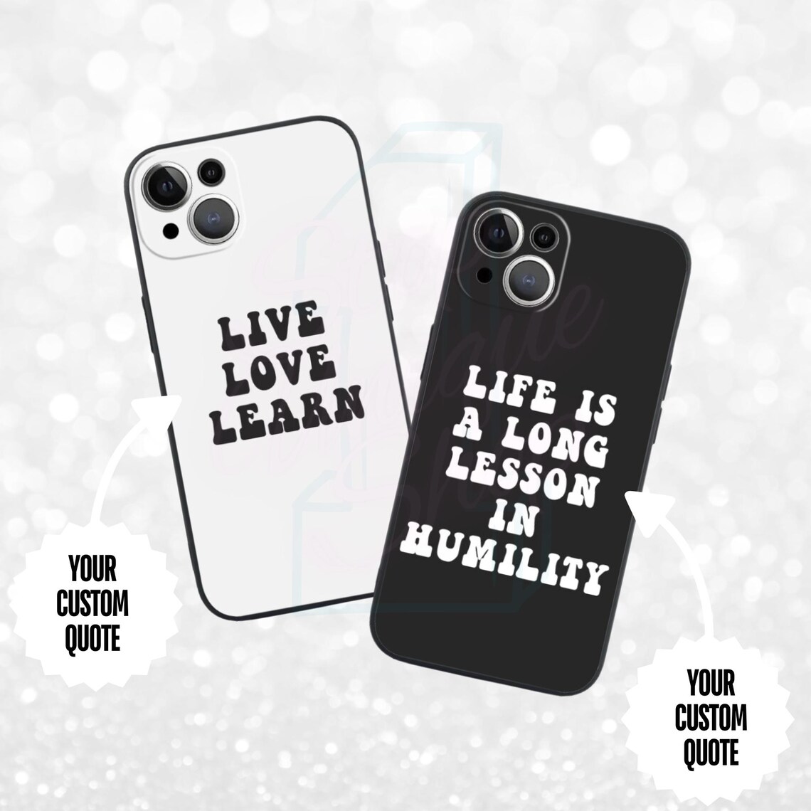 IPhone 16 Plus Pro Max Custom Quote Phone Case Personalized Cases ...