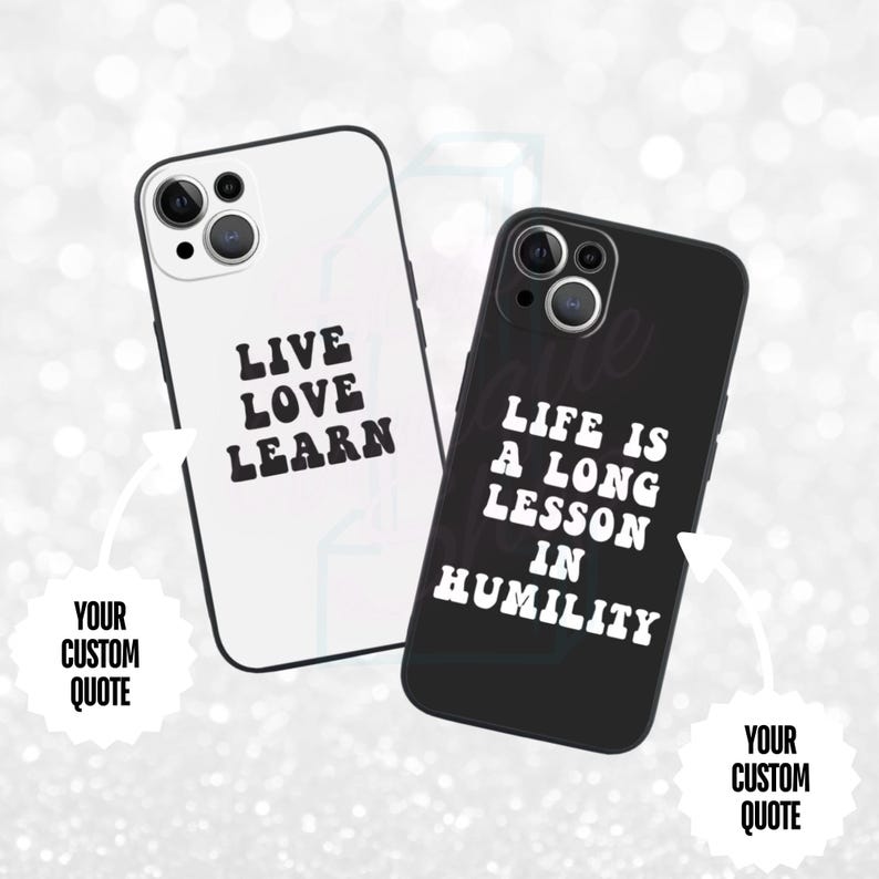 IPhone 16 Plus Pro Max Custom Quote Phone Case Personalized Cases ...