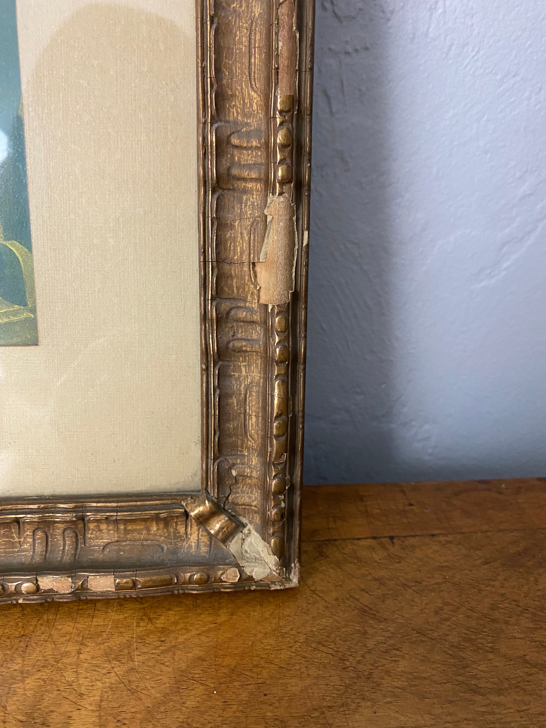 Antique Hand Colored Etching of Napoleon Bonaparte in His Study ...